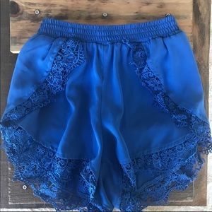 Tobi | Shorts | Tobi Nordstroms Blue Lace Lounge Shorts | Poshmark